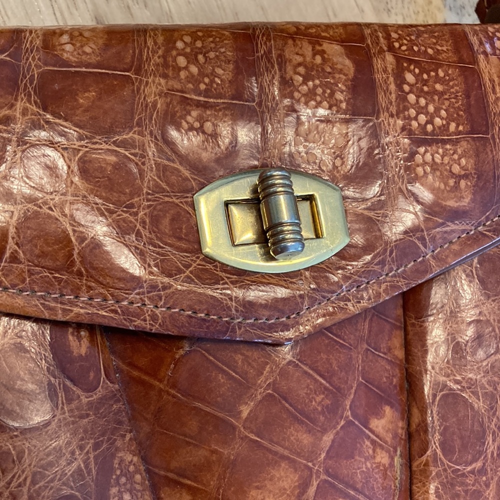 Alligator Vintage “Jagator” Genuine Alligator Bag - Gem
